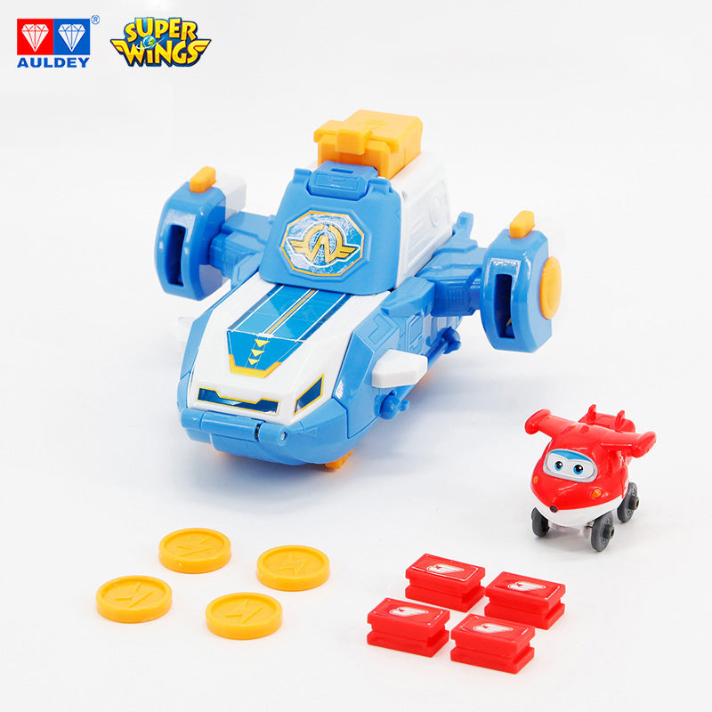 Super Wings Season 4 Mini World Aircraft Playset, Mini JETT Included ...