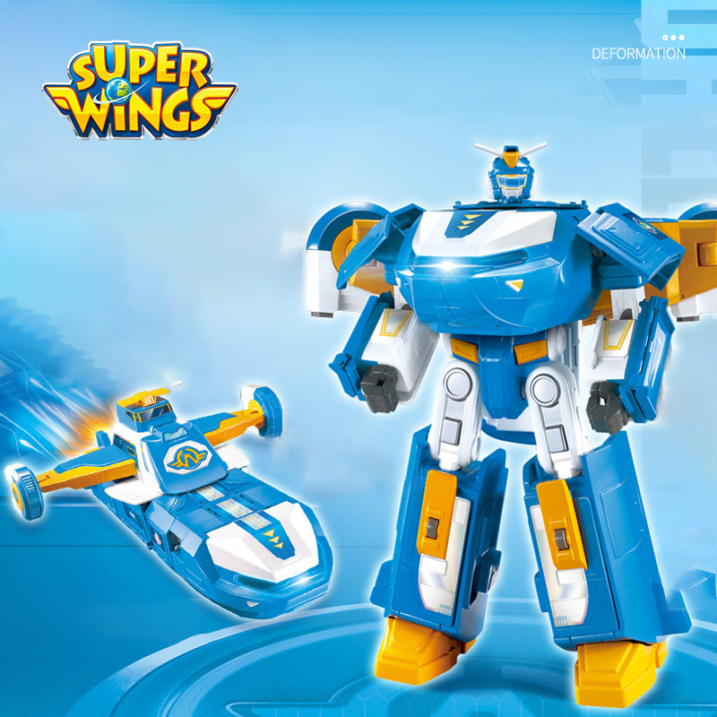Super Wings Season 6 World Robot with Sound Light, Mini Figures Includ ...